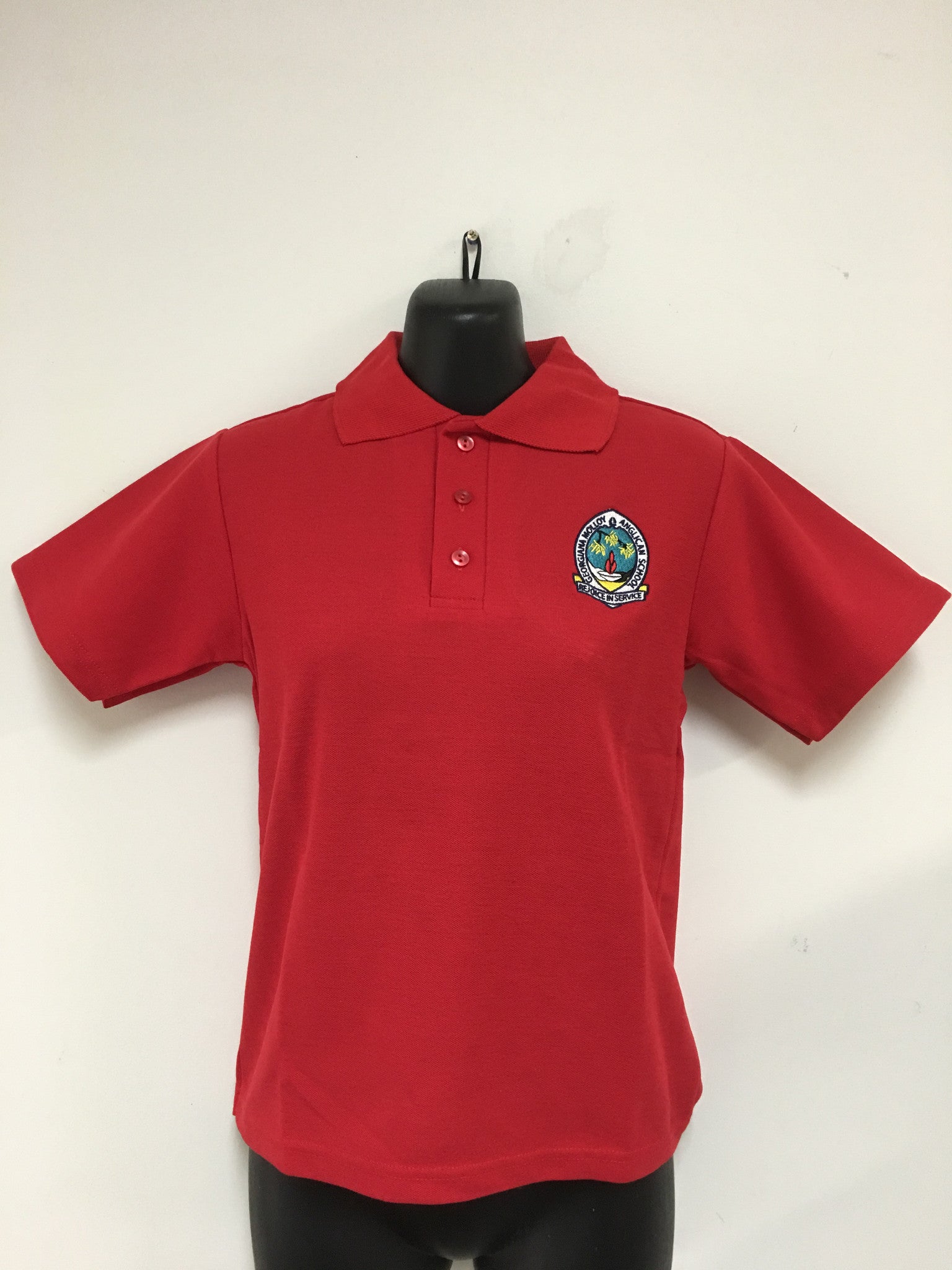 House Polo Red - Bunker – gmasuniforms